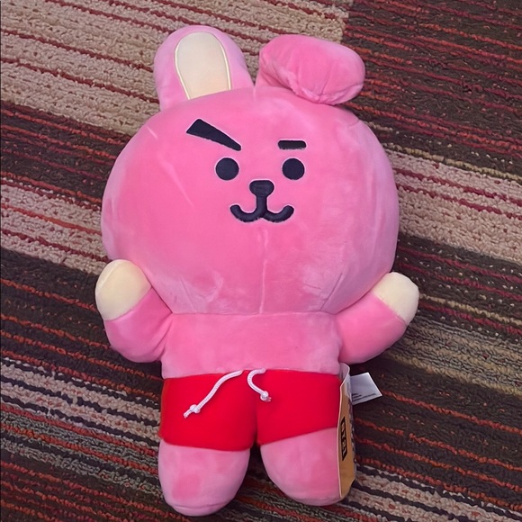 bt21 | Toys | New Bt2 Pink Bunny Plushie In Excellent Condition With ...
